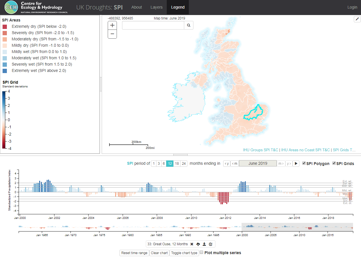 UK Hydrological Status Update - July 2019 | UK Centre for Ecology ...