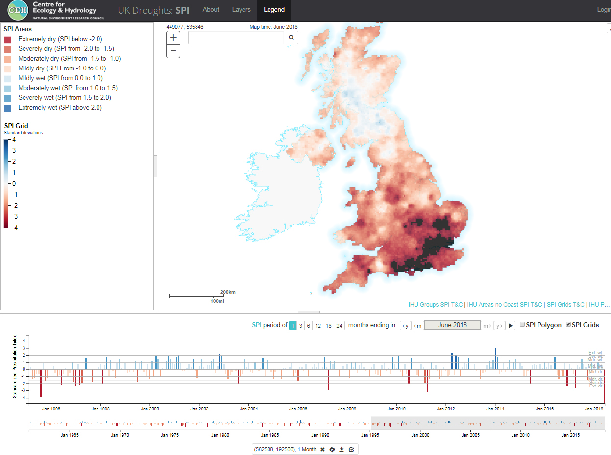 UK Hydrological Status Update - early July 2018 | UK Centre for Ecology ...